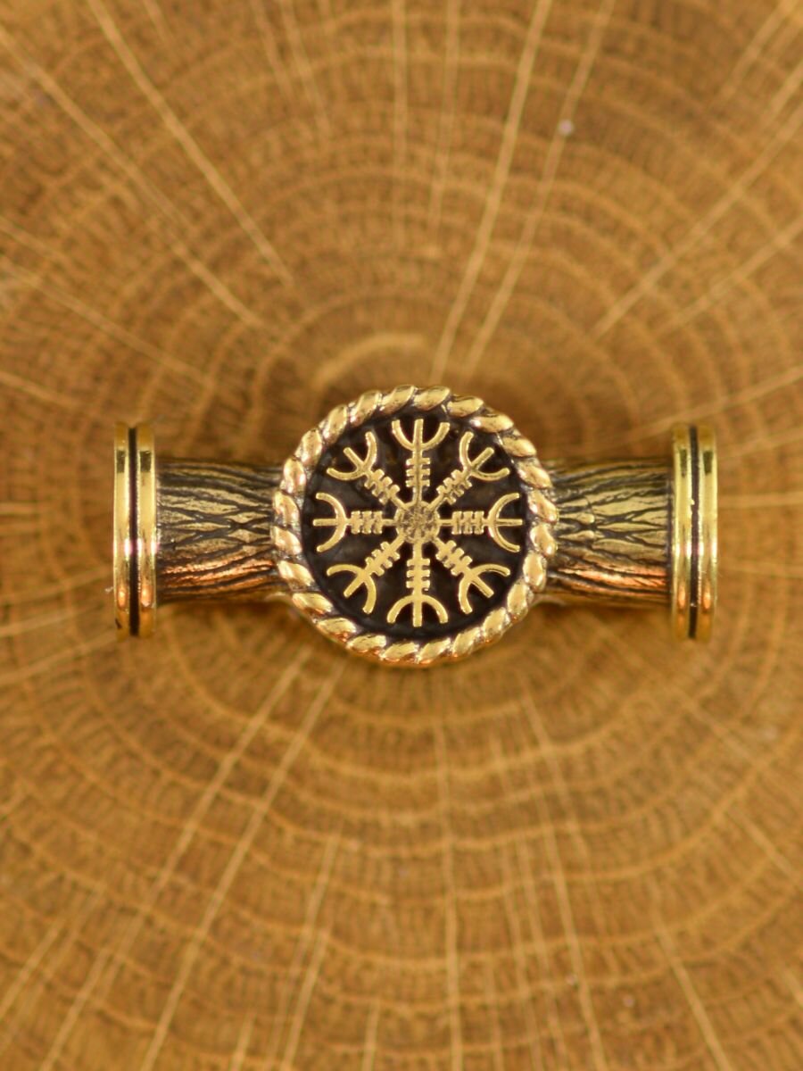 Застежка для браслета из паракорда клевант Агисхьяльм Шлем ужаса