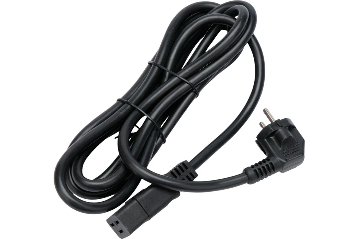 Cablexpert RU Schuko-C19 3x2.5 мм2 16A заземление медь 3 м черный пакет PC-S22-C19-2.5-3M