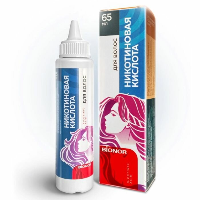 Никотиновая кислота для волос 65мл Бионор-Фарм