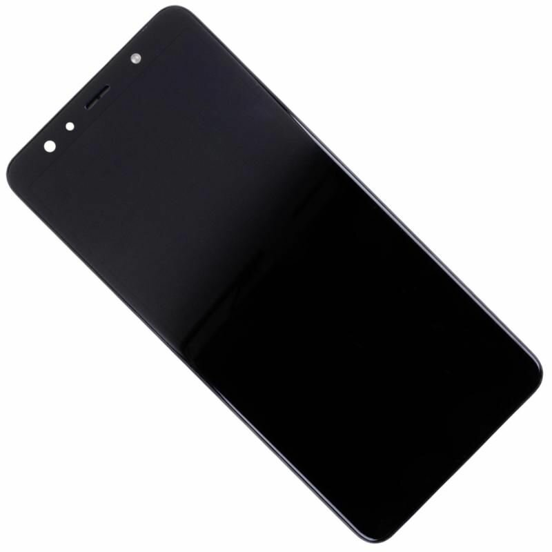 Дисплей для Samsung SM-A750F (Galaxy A7 2018) модуль в сборе с тачскрином (OLED) <черный>