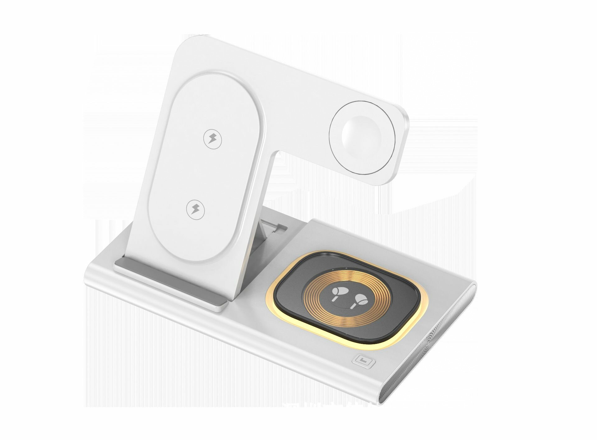 Беспроводное зарядное устройство для телефона 3 в 1, док станция для Iphone и Android, Samsung, Xiaomi, Earpods и Apple Watch