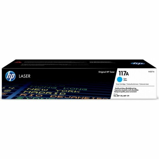 HP 117A W2071A Cyan для Color Laser 150/150nw/178nw/MFP 179fnw