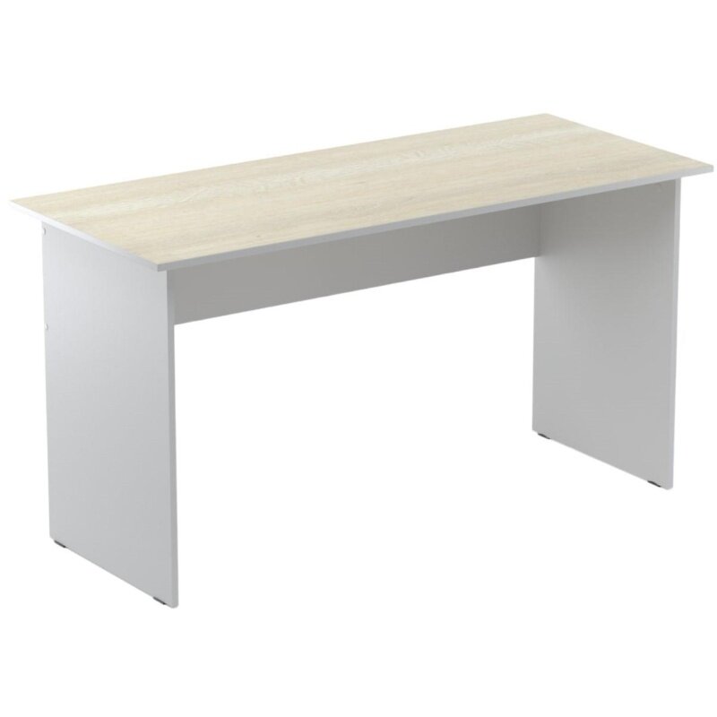 Стол письменный EASY TO LEAD модель St LT 16/16, светлый дуб, серый, 1400x600x740 мм