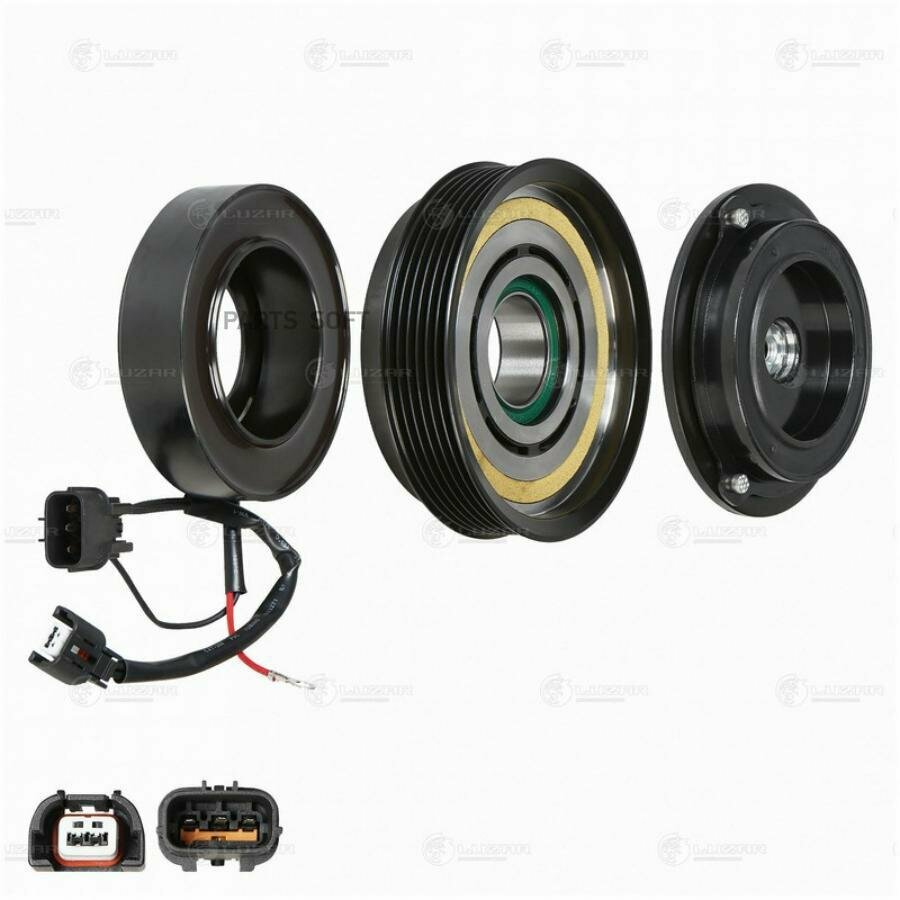 LUZAR LMAC-0805 Муфта эл/магн. компр. кондиц. в сборе для а/м Hyundai iX35 (10-)/Kia Sportage III (10-) 2.0i (LMAC 0 ()