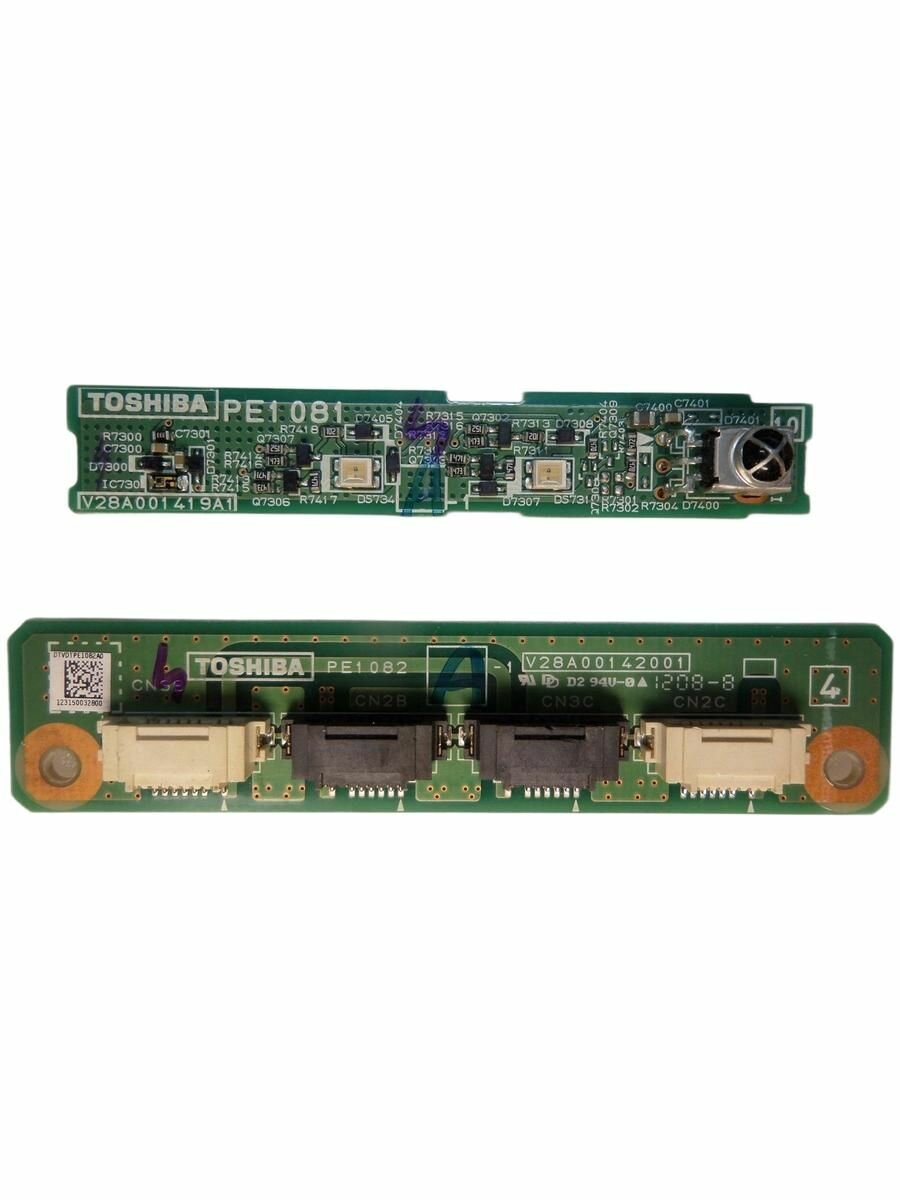 Плата фотоприемника PE1081 V28A001419A1 и субмодуль PE1082 V28A00142001 для 42Vl963R Lcd Телевизор Toshiba Плата управления арт. 3700