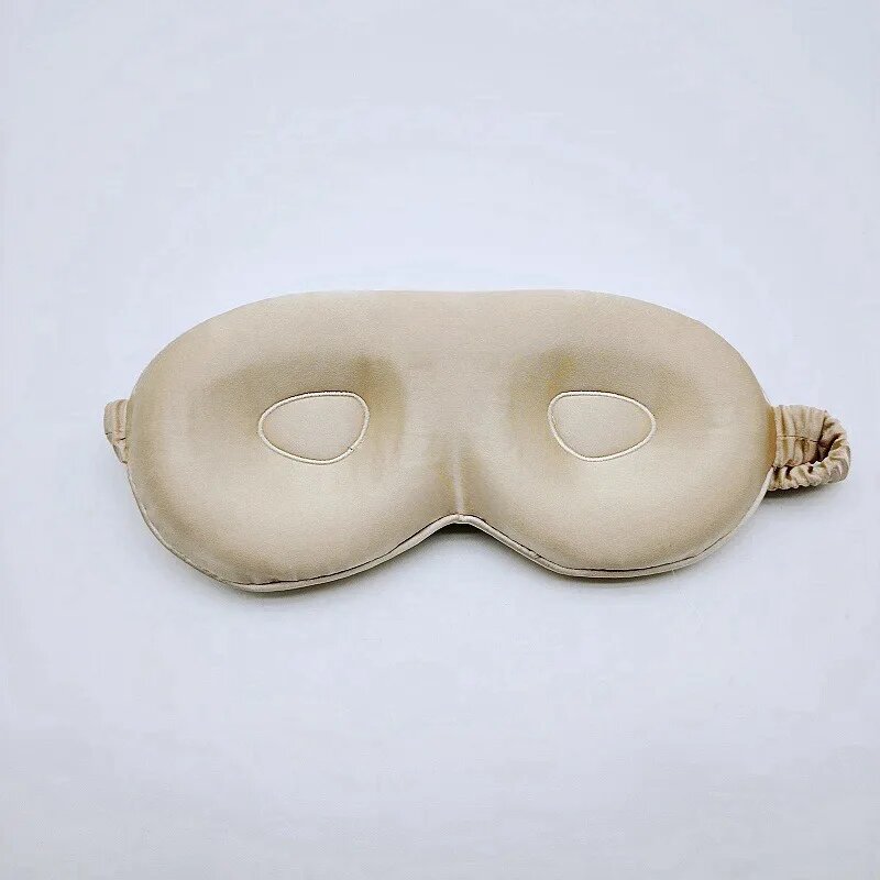 100% натуральная шелковая маска для сна, 3D-контурная, маски для глаз без давления, мягкая повязка на глаза для сна, роскошная шелковая маска для сна