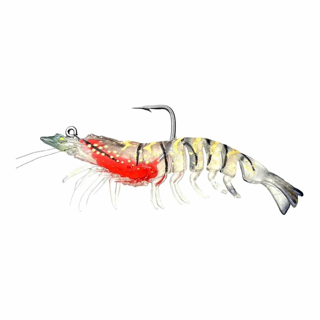 Искусственная приманка-креветка для ловли форели