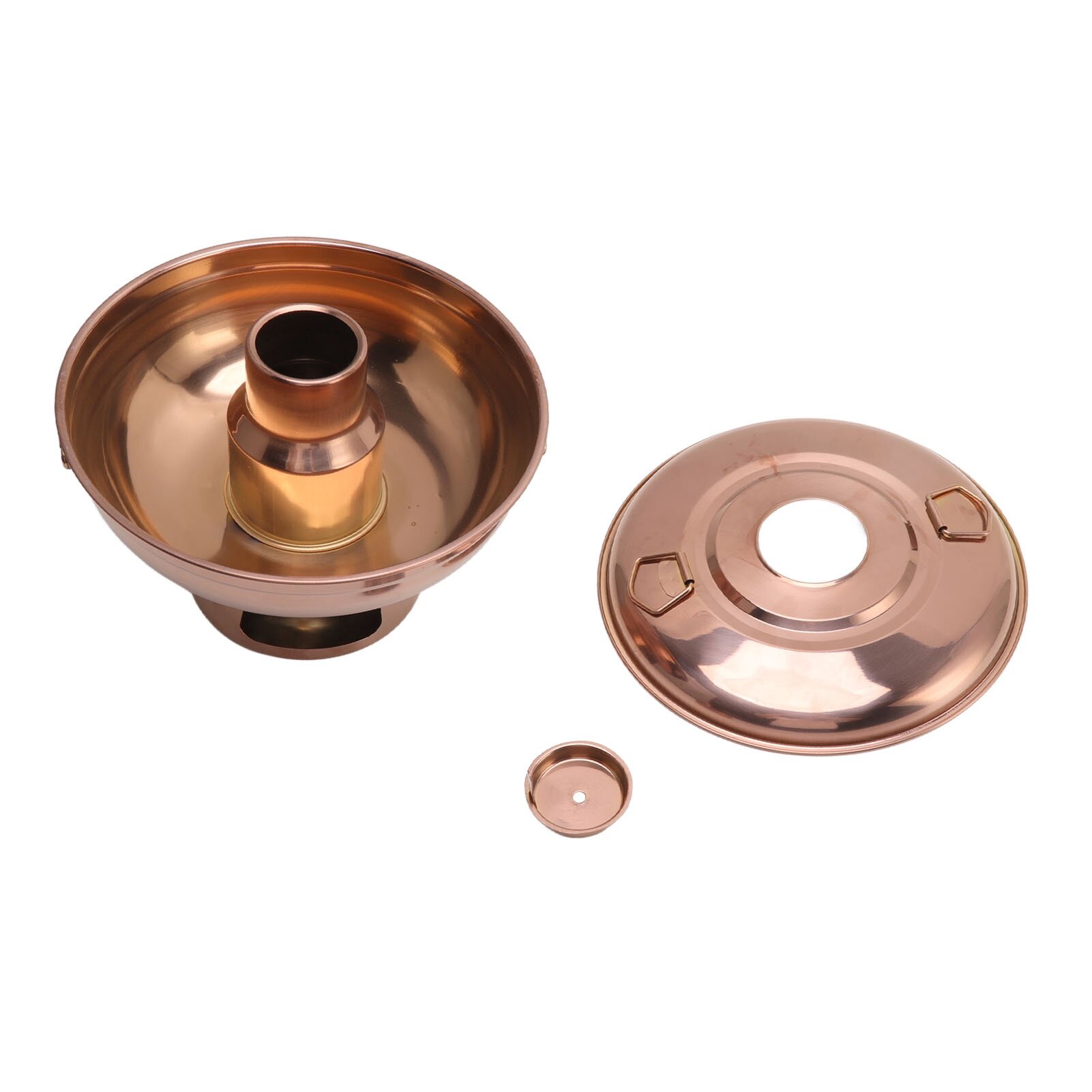 Маленький китайский горячий горшок из нержавеющей стали с сухим льдом