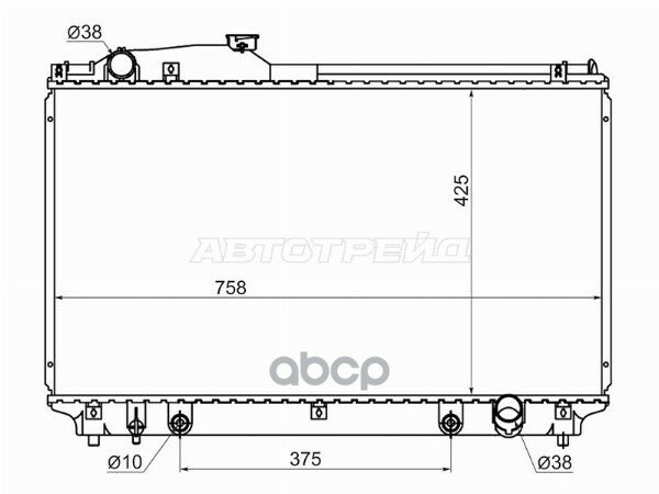 Радиатор Lexus LS 00-06 / Toyota Celsior 00-06 Sat арт. TY0007-01