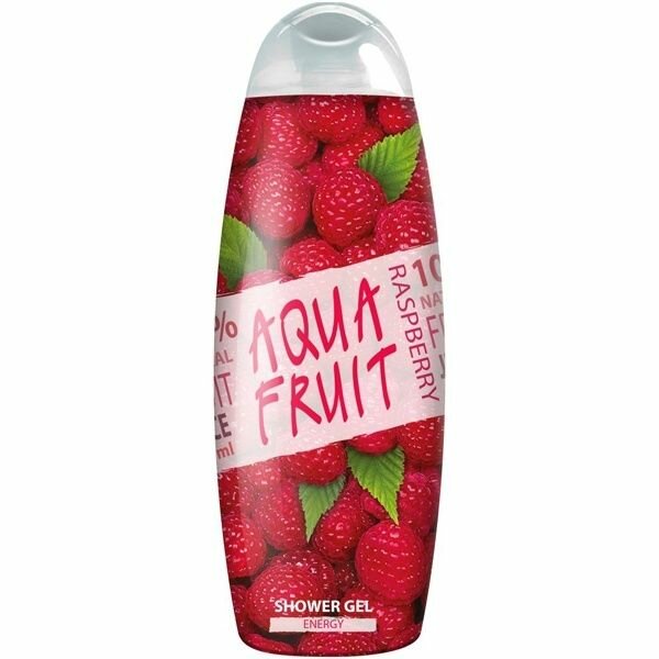 Гель для душа AQUAFRUIT "Energy", Raspberry, 420 мл