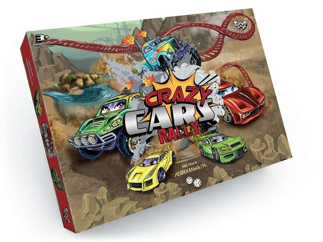 Настольная игра Danko Toys Crazy Cars, Rally (DT G93R)