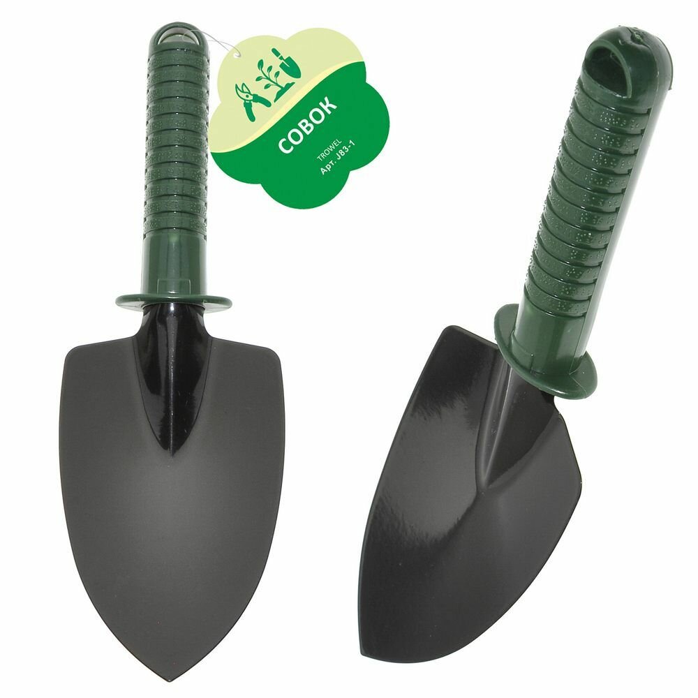 Садовый совок Мультидом металл, пластик, 27х8х2,5 см (J83-1)