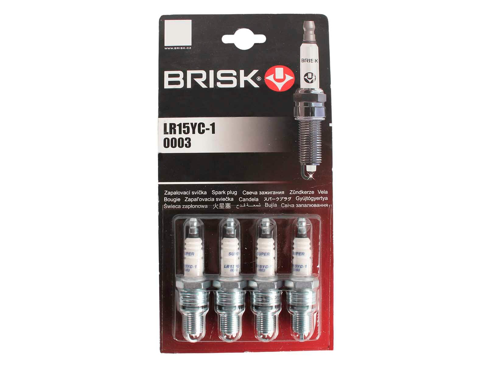 Свеча зажигания BRISK LR15YC-1 комплект