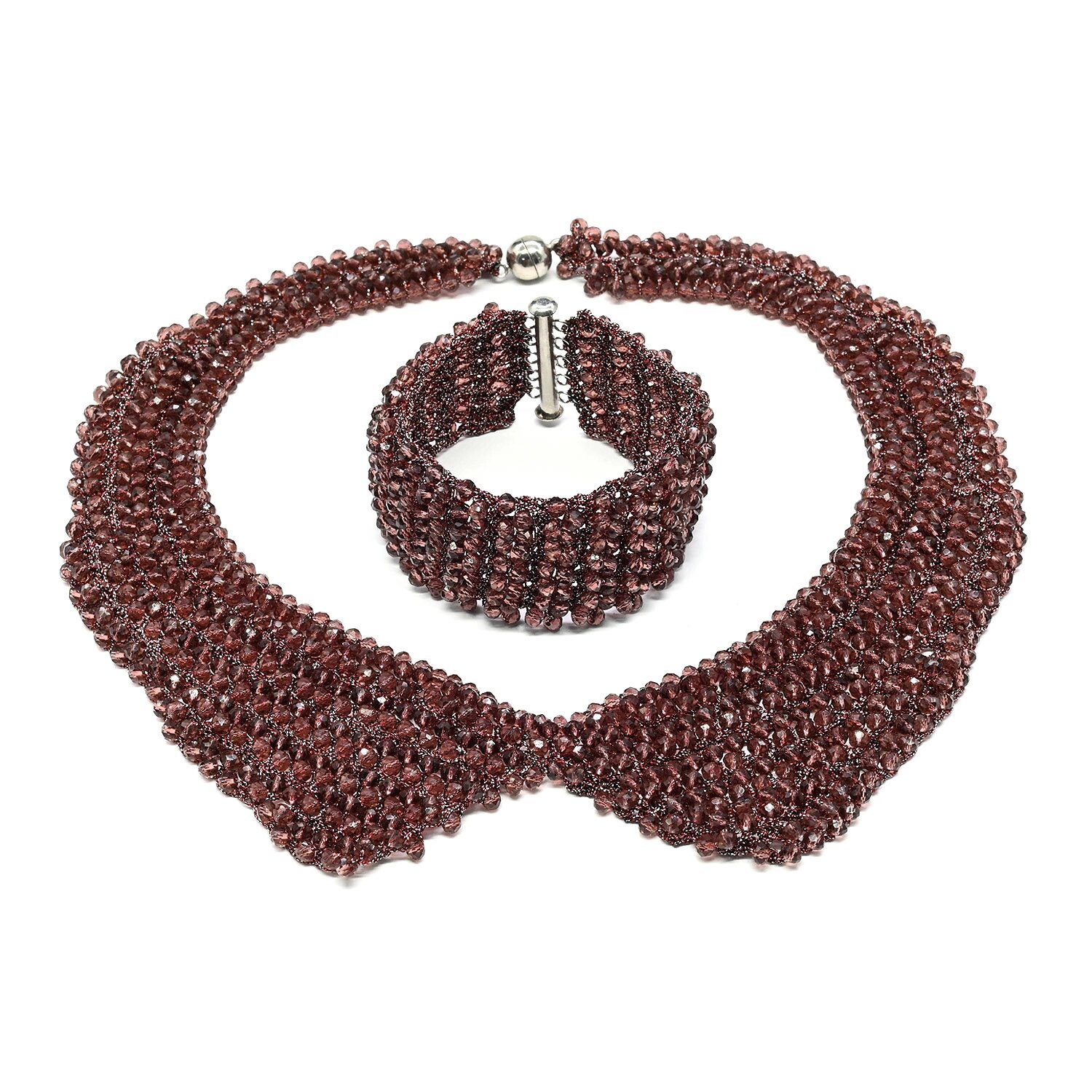 Колье, циркон