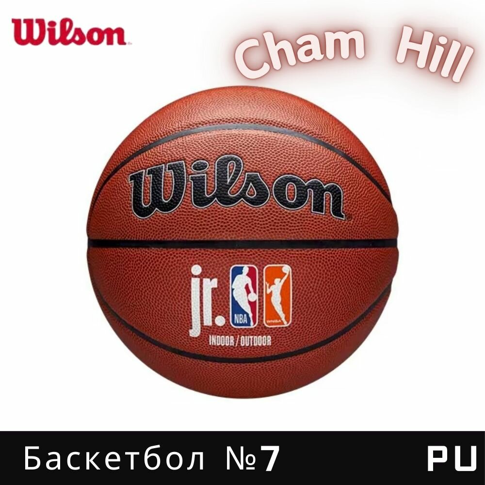 Wilson Баскетбольный Мяч №7 JR NBA WNBA AUTH INOUT WZ2024901CN7