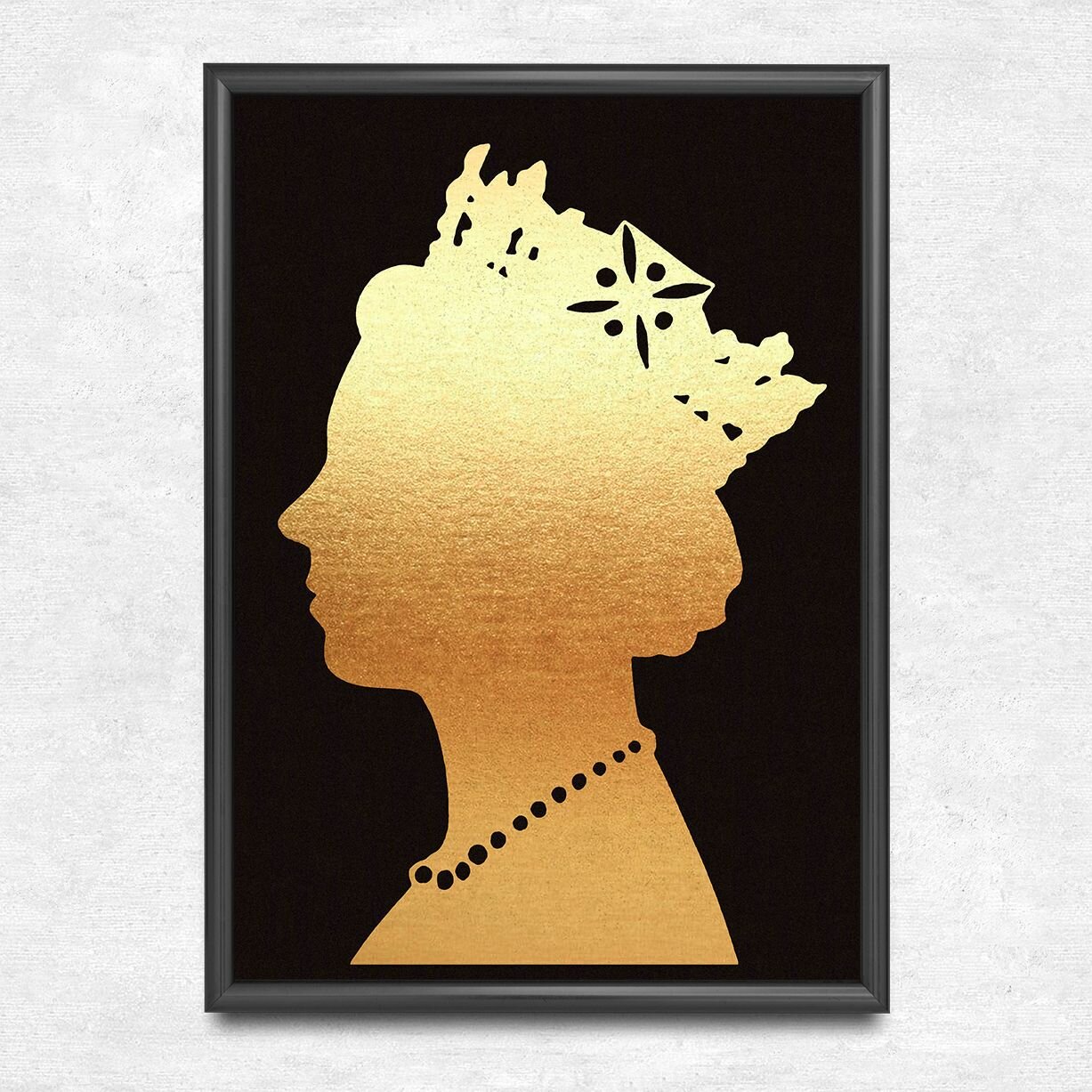 Постер Елизавета II / плакат Королева Декор квартиры, дома, офиса, комнаты