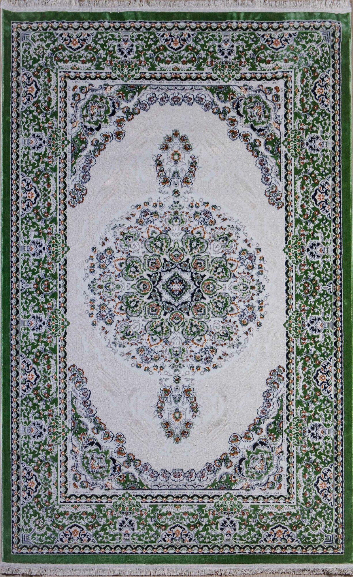 Elisa Ковер турецкий Amira 4923A D. Blue-L. Grey (зелёный) 2.4x3.4м