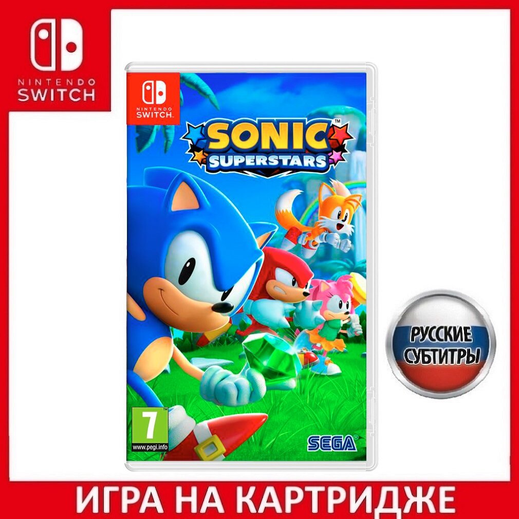 Игра Sonic Superstars, для Nintendo Switch, русские субтитры