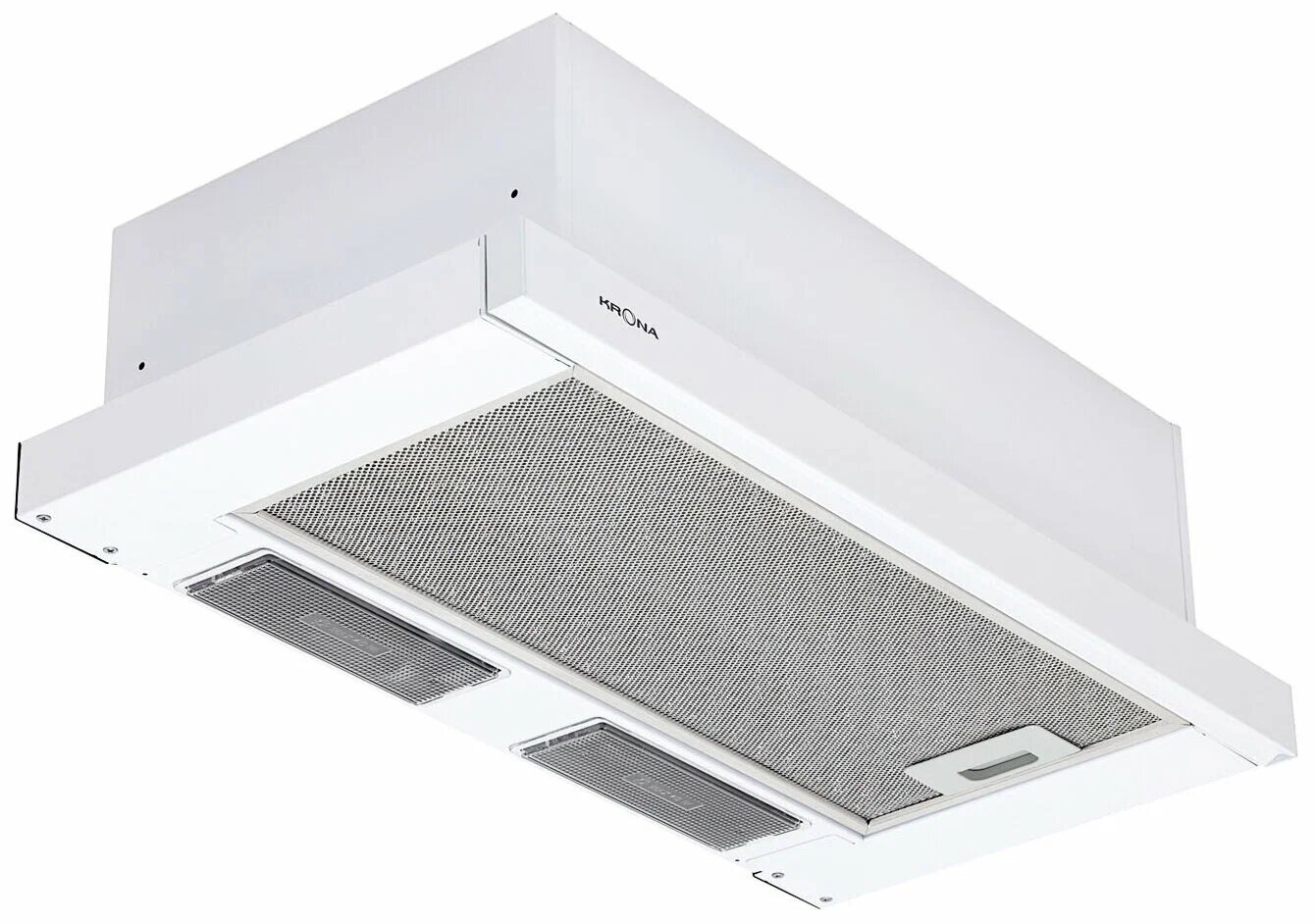Вытяжка телескопическая KRONA KAMILLA 6002DNIX белый/серебристый