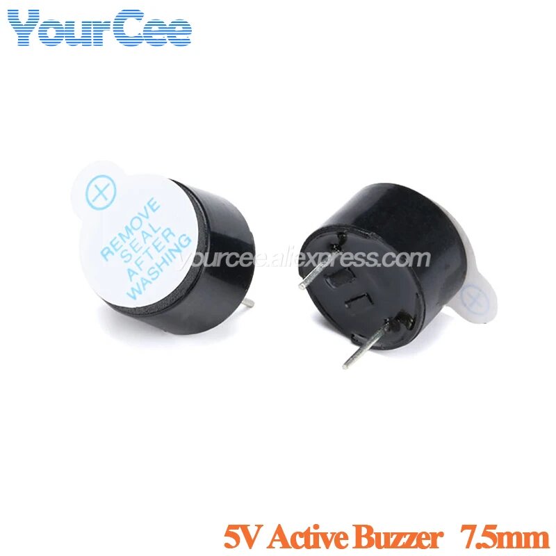 Активный зуммер TMB12A05 5В 3.3В Your Cee 5V 7.5mm 5pcs
