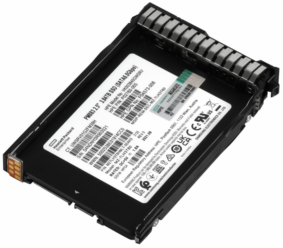 Твердотельный накопитель НP P04573-003 480Gb 6Gb/s SATA 2.5" P02760-002