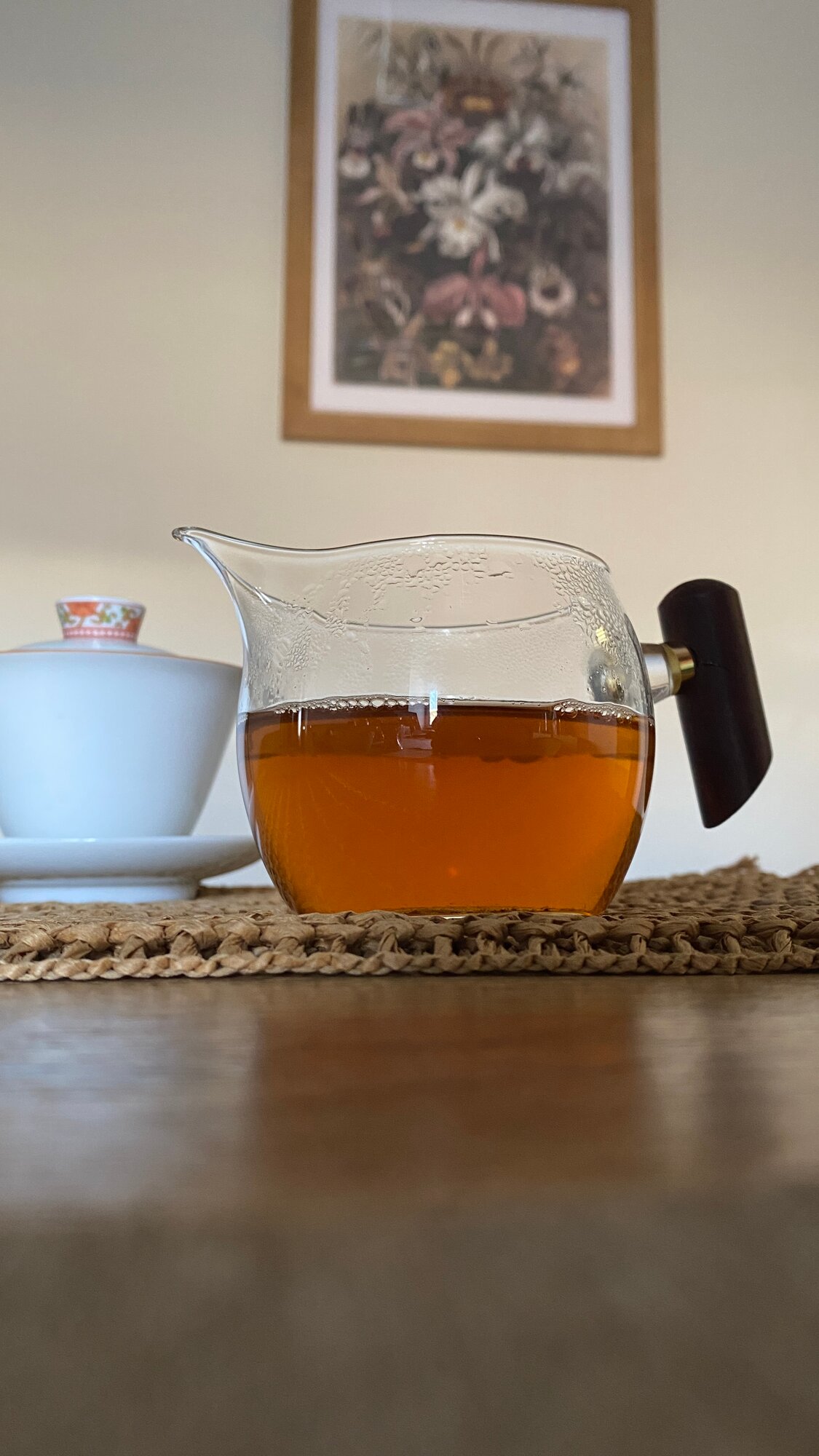 Чахай с деревянной ручкой. Стекло. 250 мл.