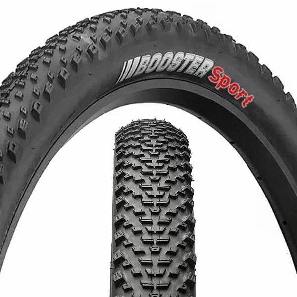 Велопокрышка 27.5х2.20 (56-622) KENDA BOOSTER K1227 30TPI высокий протектор, черная