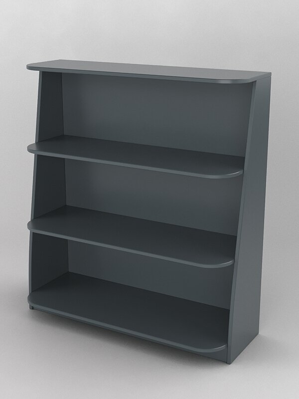 Стеллаж из ДСП для обуви №8, Темно-серый U2601. Производитель товара - компания Westcom.