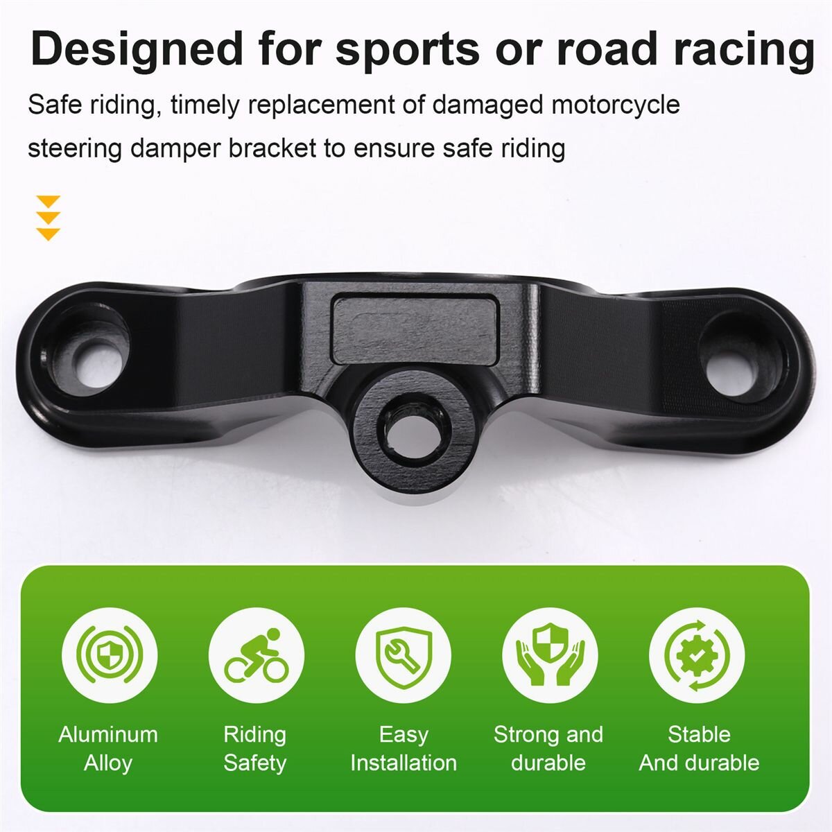 Комплект Держателя Рулевого Демпфера Мотоцикла, Кронштейн Крепления Стабилизатора