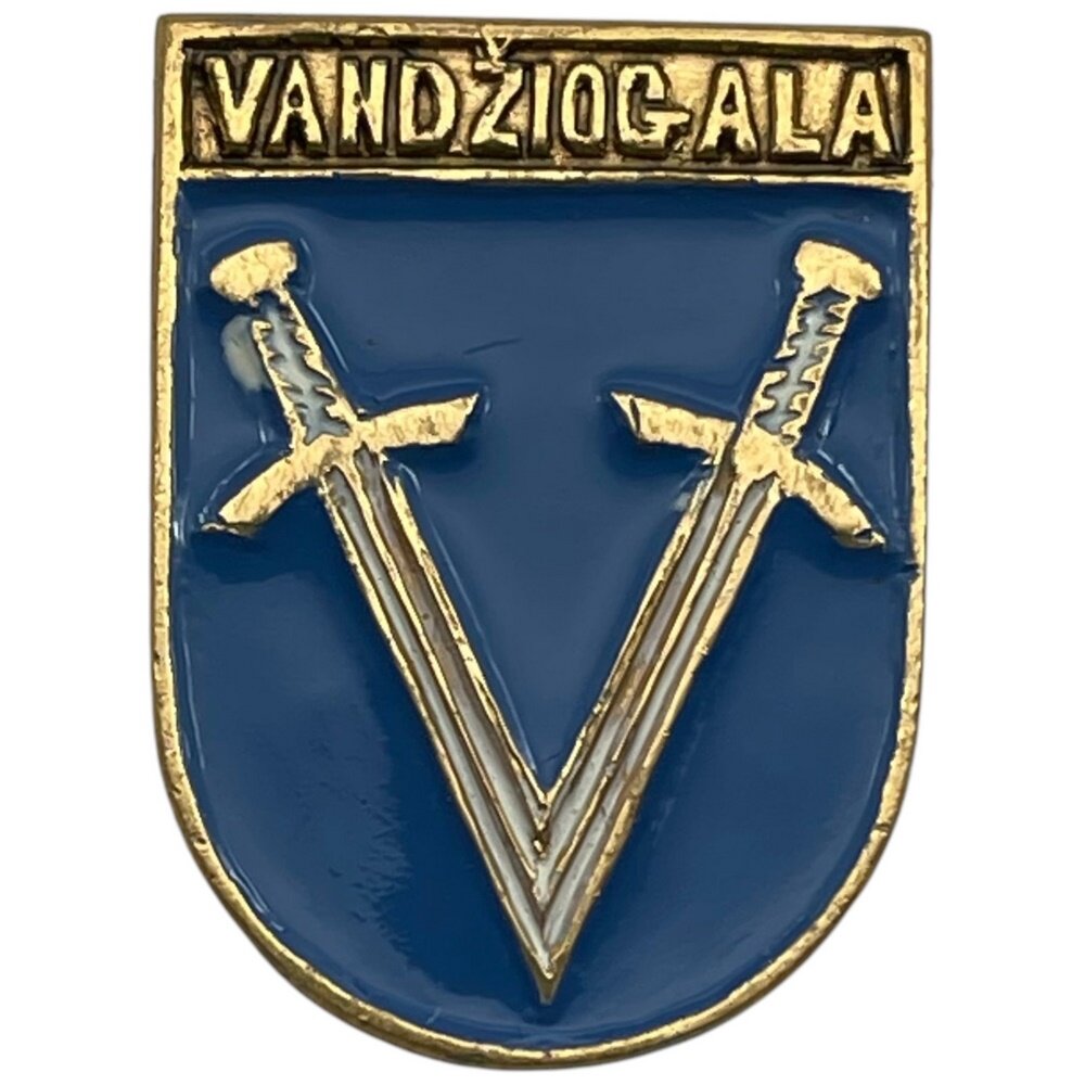 Знак "Vandžiogala. Современные гербы городов Литвы" (Ванджёгала) 2002-2007 гг. (КЭМЗ)