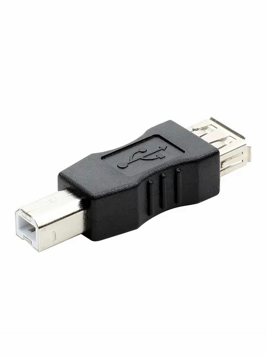 Адаптер переходник USB 2.0 (F) - USB B Print (M)
