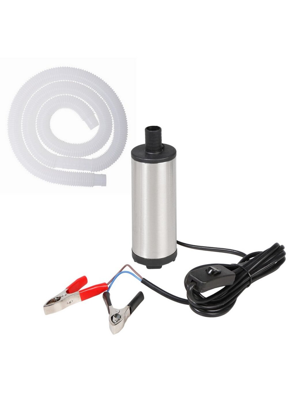 Насос для перекачивания диз. топлива (40 л/мин) 24V "AIRLINE" (51 мм. внутр фильтр, со шлангом 200х2.