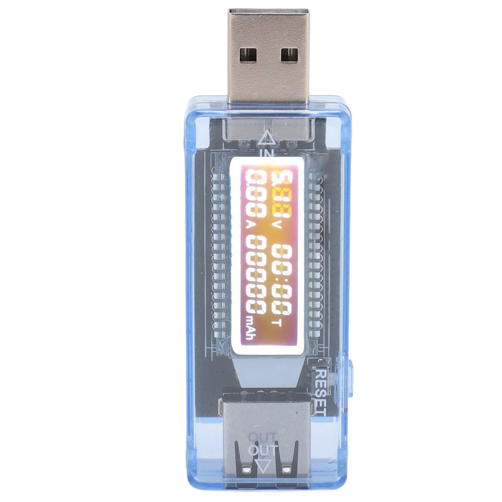 USB-измеритель мощности USB-монитор тока Интерфейс USB 2.0 Тестер напряжения тока и мощности со светодиодной подсветкой Измеритель емкости аккумулятора