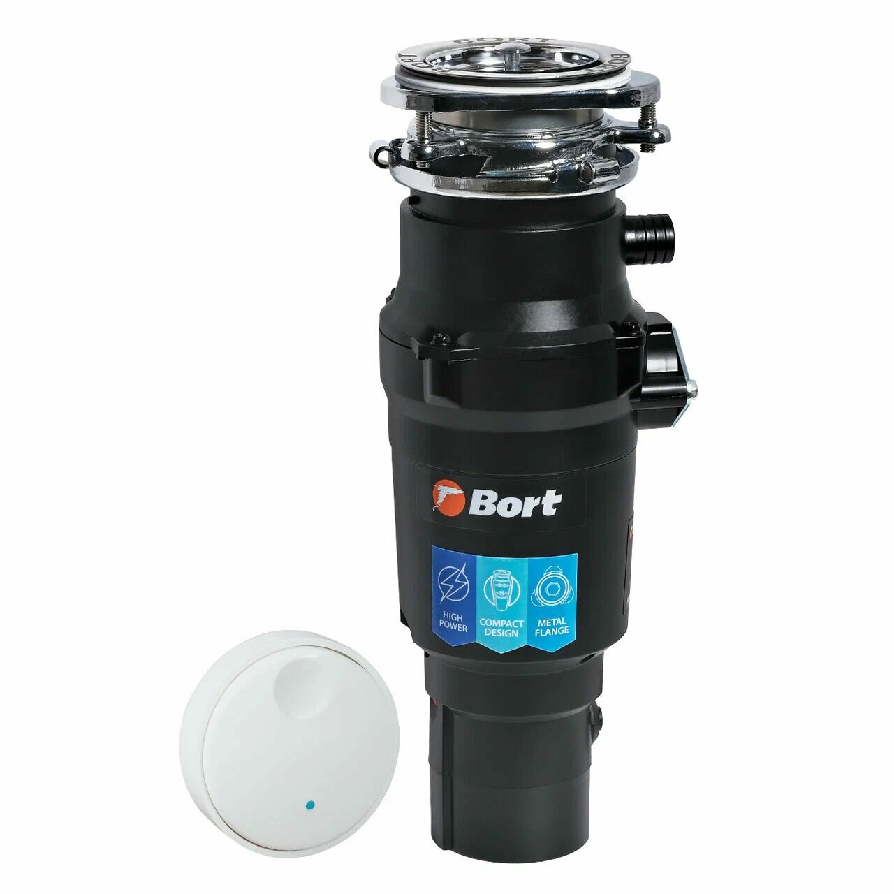 Измельчитель Bort TITAN, нержавеющая сталь, мощность 1,1 кВт, магнитный двигатель, 3 стадии