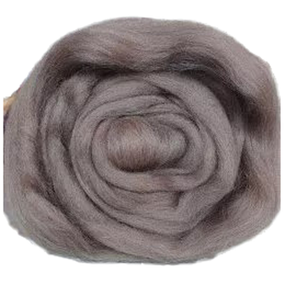 Пряжа для вязания Камтекс Лента для валяния 101 капучино 50 гр/2 м 100% полутонкая шерсть