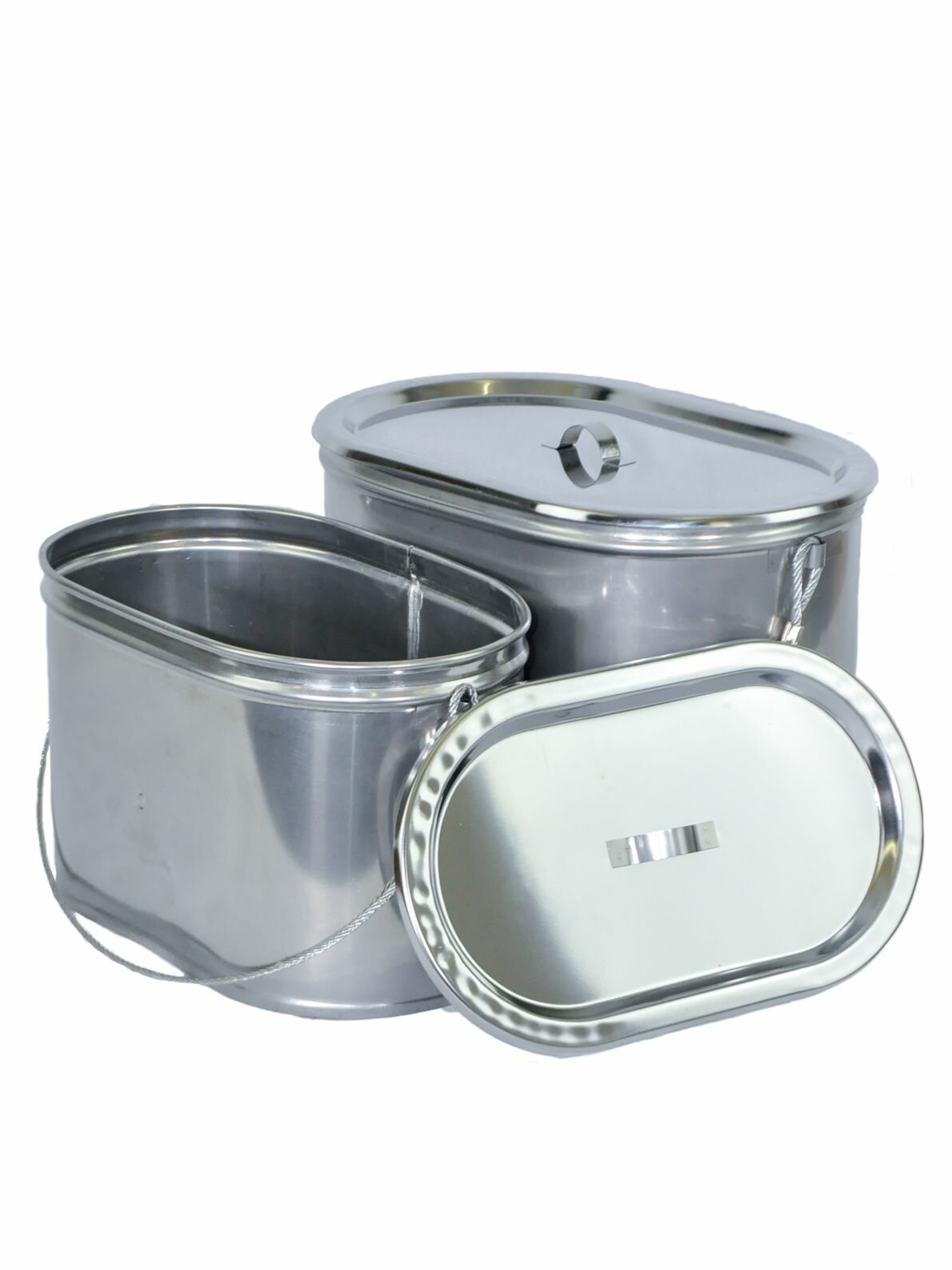 Набор котелков Век с крышками 8 л и 10 л