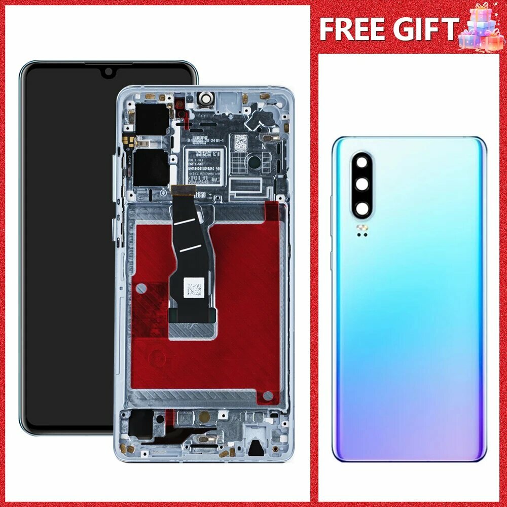 6,1-дюймовый AMOLED для Huawei P30, дисплей ELE-L29 ELE-L09 ELE-L04, дигитайзер сенсорного ЖК-экрана P30, запасные части в сборе OLED Blue Kit