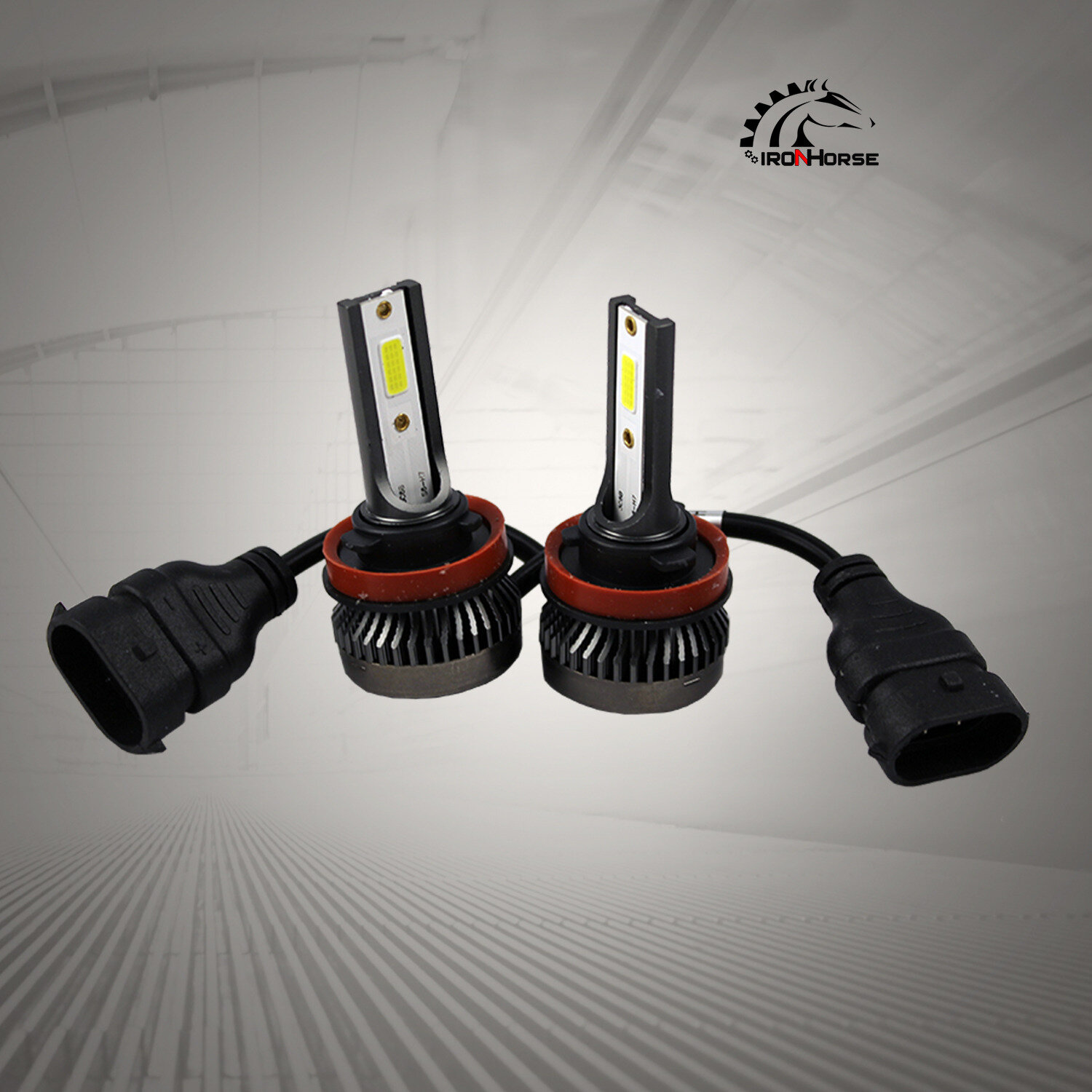 Лампы автомобильные IRON HORSE K7-H11, LED, ближний свет/противотуманки, 2шт