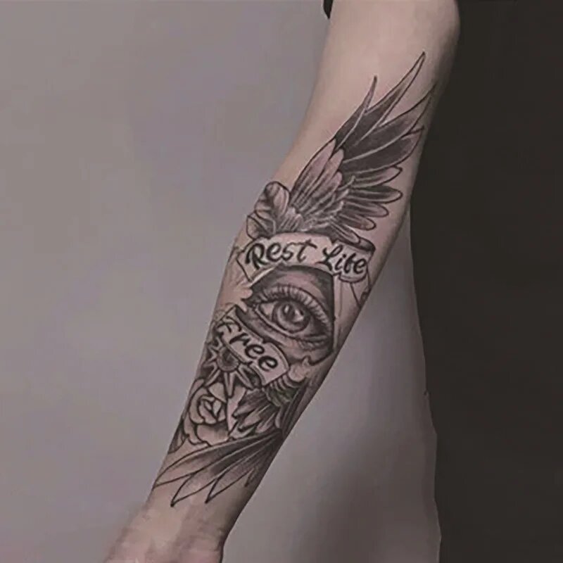 Рукав татуировки Tattrendy, черный WBQB01