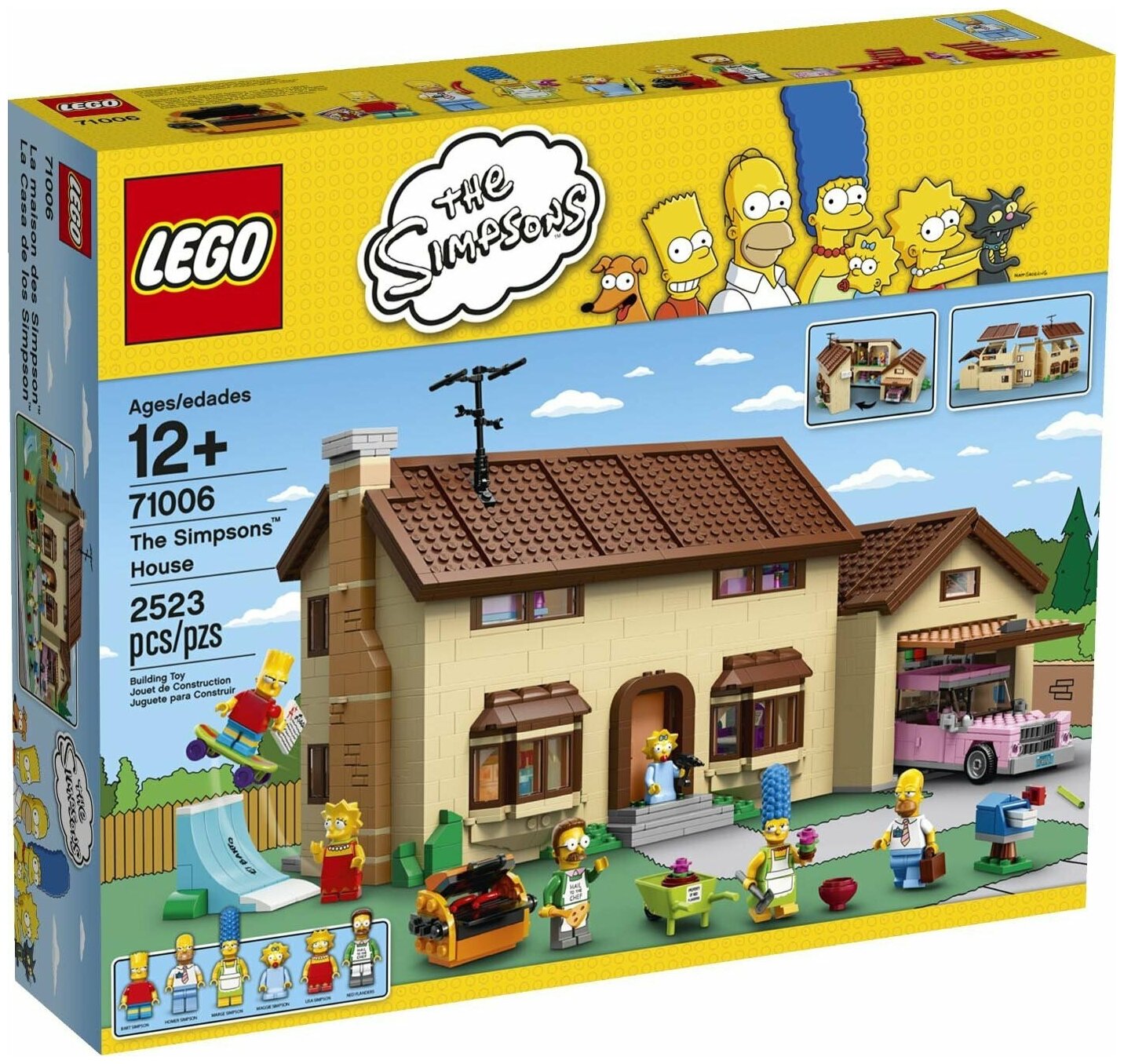 Конструктор LEGO The Simpsons 71006 Дом Симпсонов, 2523 дет.