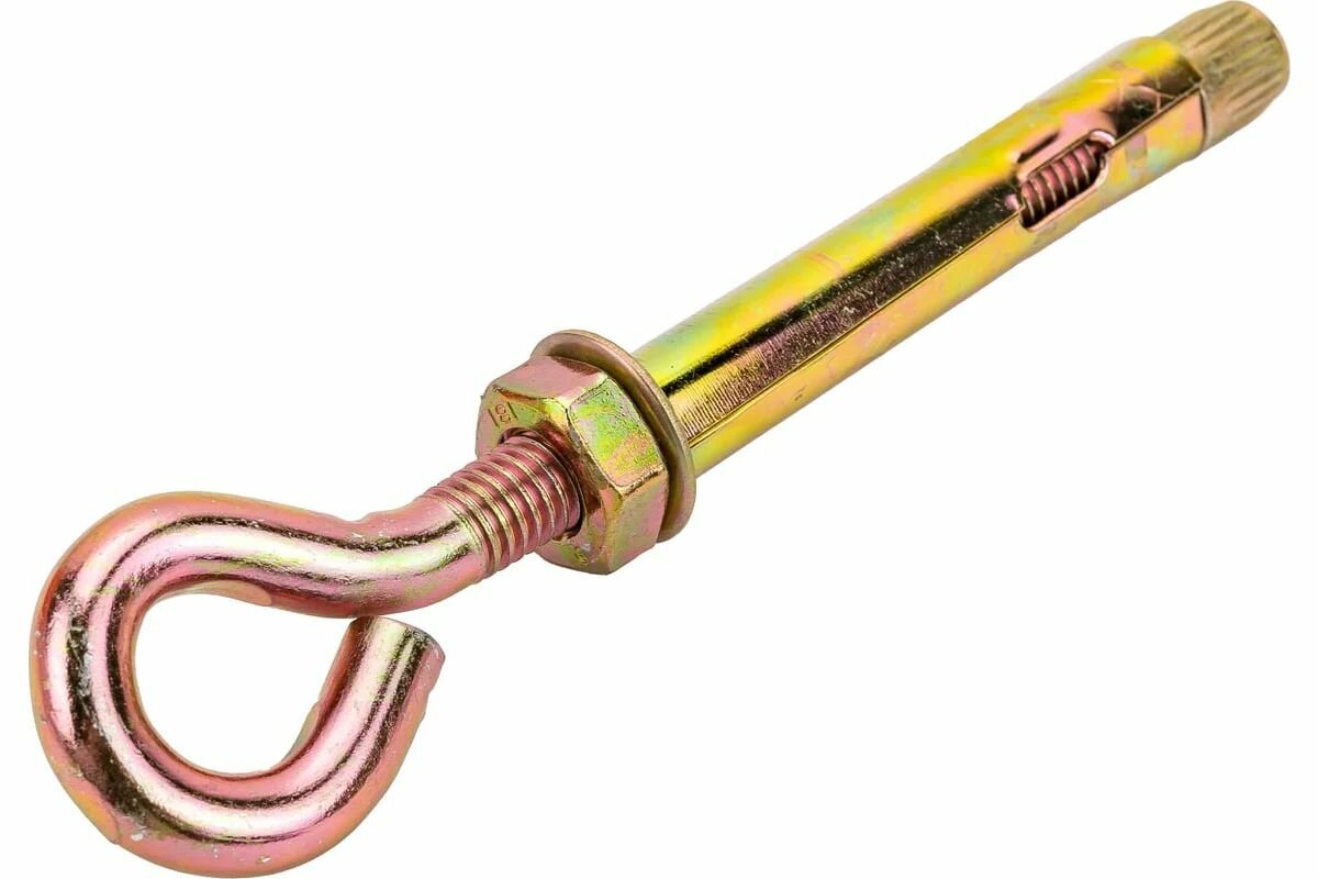 Анкерный болт с кольцом жесть М8x60 мм, этикетка УТ-00008814