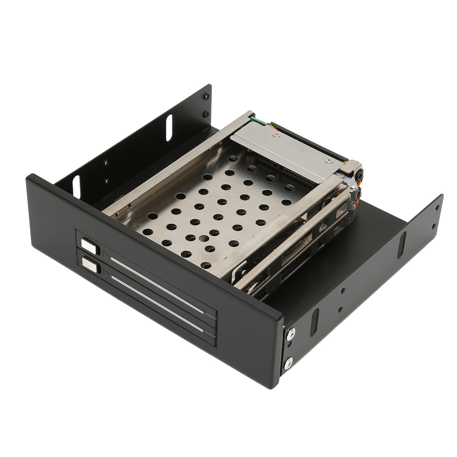 2.5 дюйма Внутренний HDD корпус Двойной отсек Интерфейс SATA II Толщина жесткого диска 7мм до 9.5мм HDD Мобильный раковина Кейс (Жесткий диск не включен)