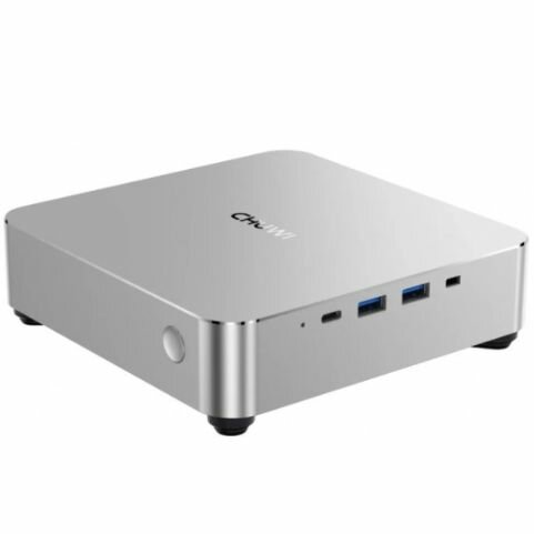 Мини-ПК Chuwi AuBox (1746925) серебристый - AMD Ryzen 7 8745HS, ядра: 8 x 3,8 ГГц, 16 ГБ, AMD Radeon 780M, SSD 512 ГБ, Windows 11 Pro
