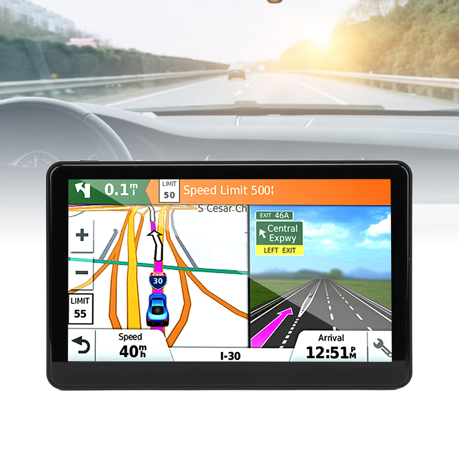 9-дюймовая автомобильная навигационная система для CarPlay Wireless для Android Auto 2.5D стеклянный сенсорный экран автомобильная навигационная система