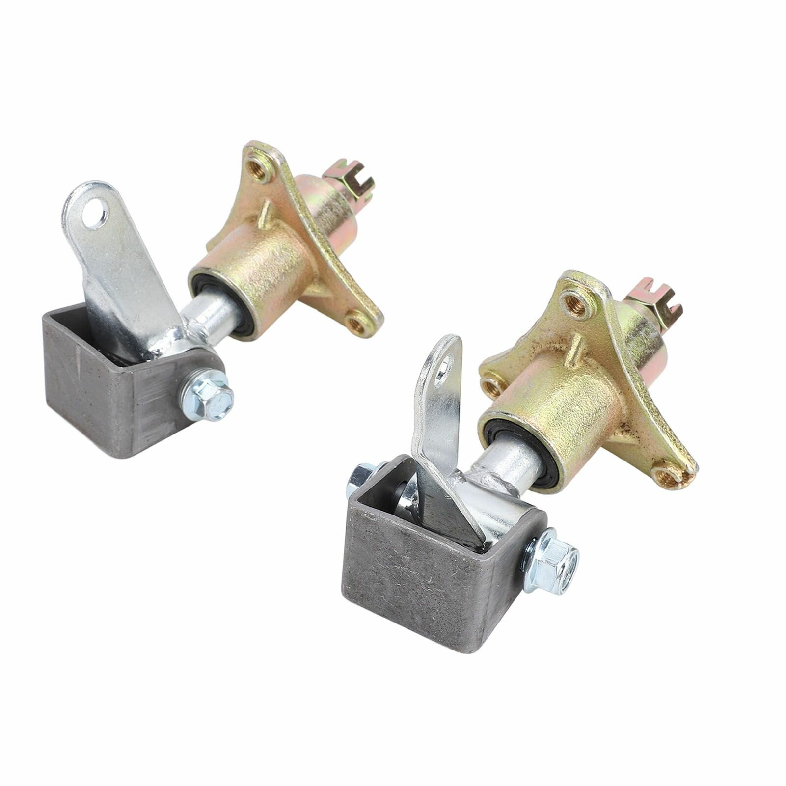 Набор из 1 пары кронштейнов ступицы рулевого вала для квадроциклов и картов с 6-дюймовыми шинами, стальной сплав, расстояние 78 мм