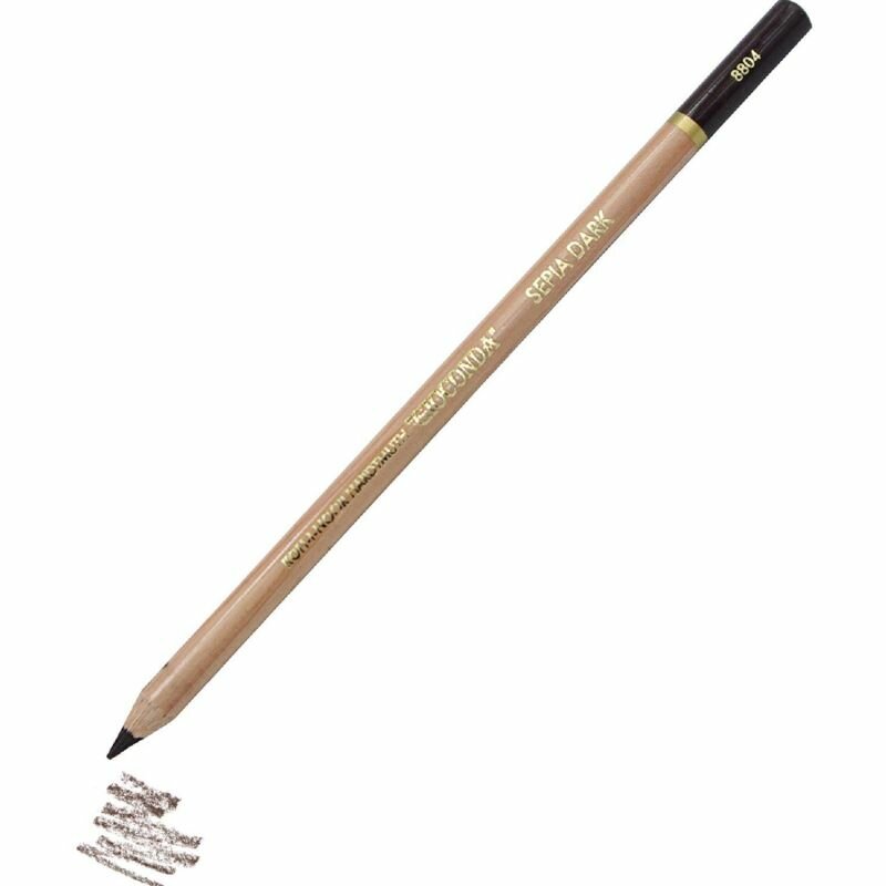 Сепия KOH-I-NOOR GIOCONDA темная в карандаше, 8804012001KS