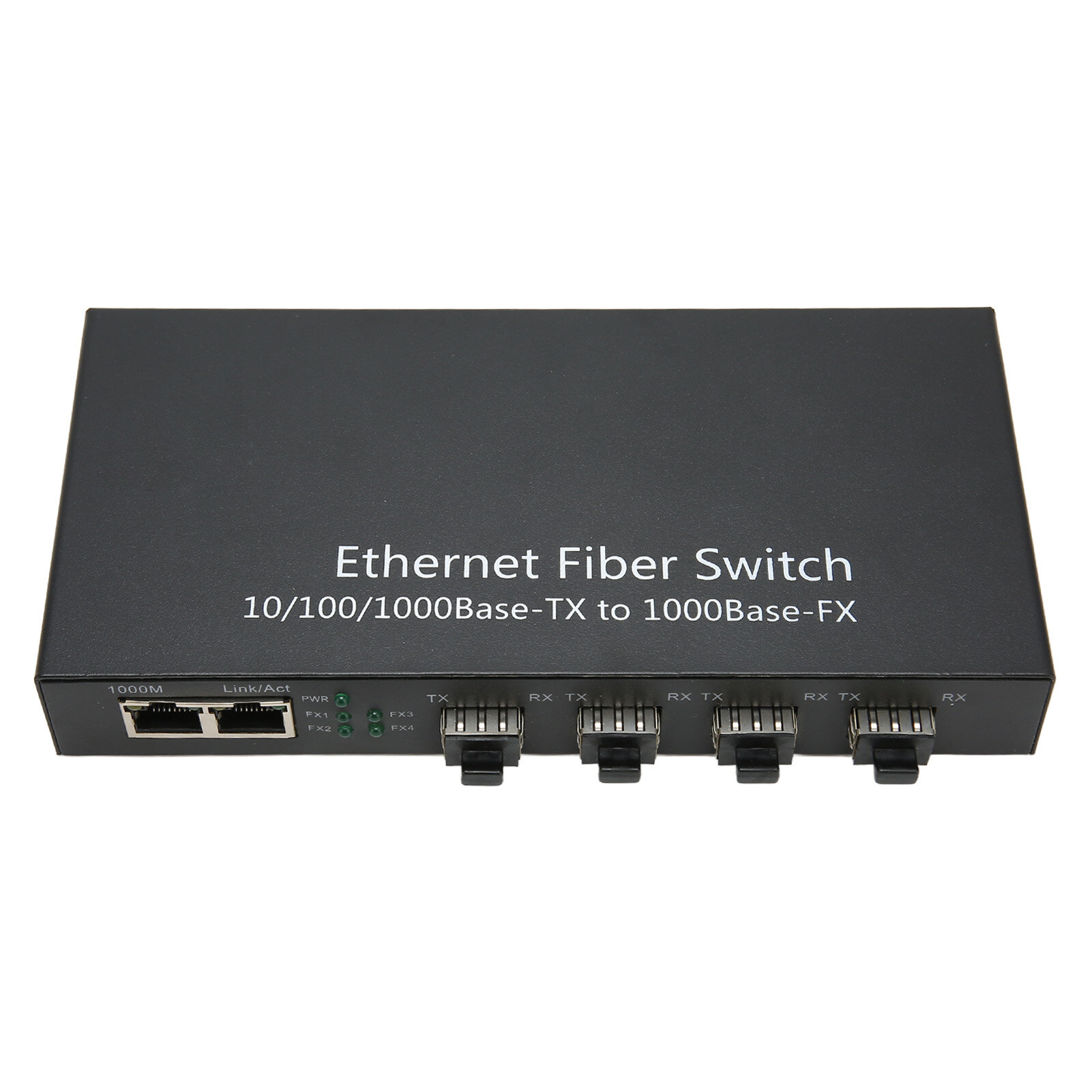 Коммутатор sfp ethernet с оптическими портами до 120 км 4 оптических порта 2 электрических 10 100 1000m трансивер 240v вилка сша