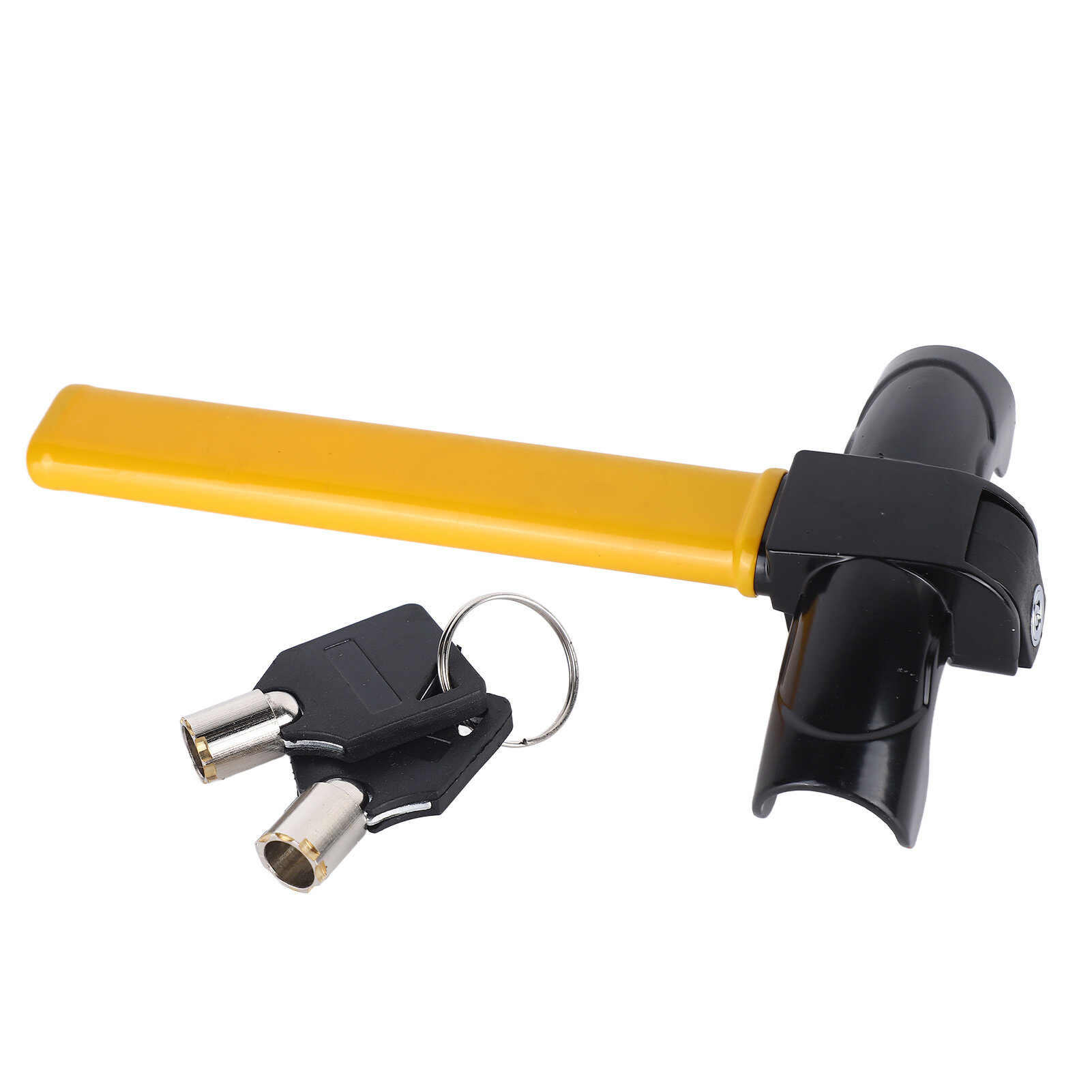 Блокиратор руля универсальный стальной противоугонный