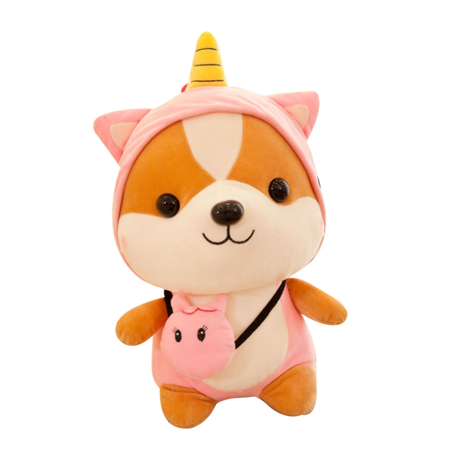 Мультяшная белка, плюшевая игрушка для детей, взрослых, милая, изысканная, мягкая, мягкая игрушка, кукла, украшение для дома, розовый цвет