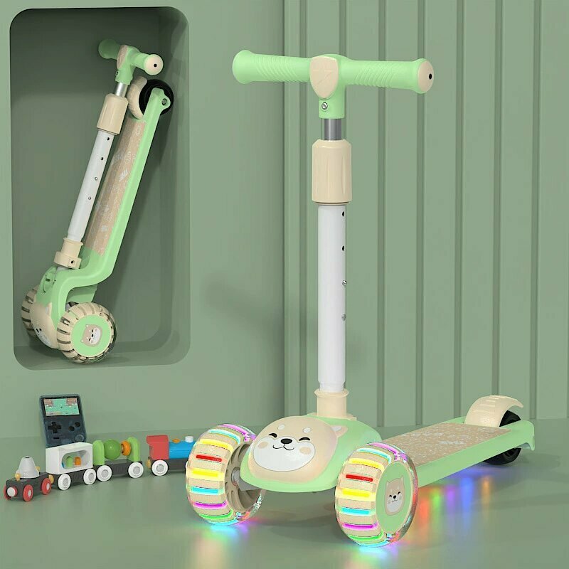 Детский самокат 3-в-1 из прочного и экологичного материала